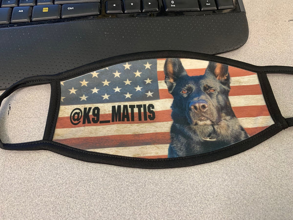 K9 Mattis American Flag Face Mask - Combatbet