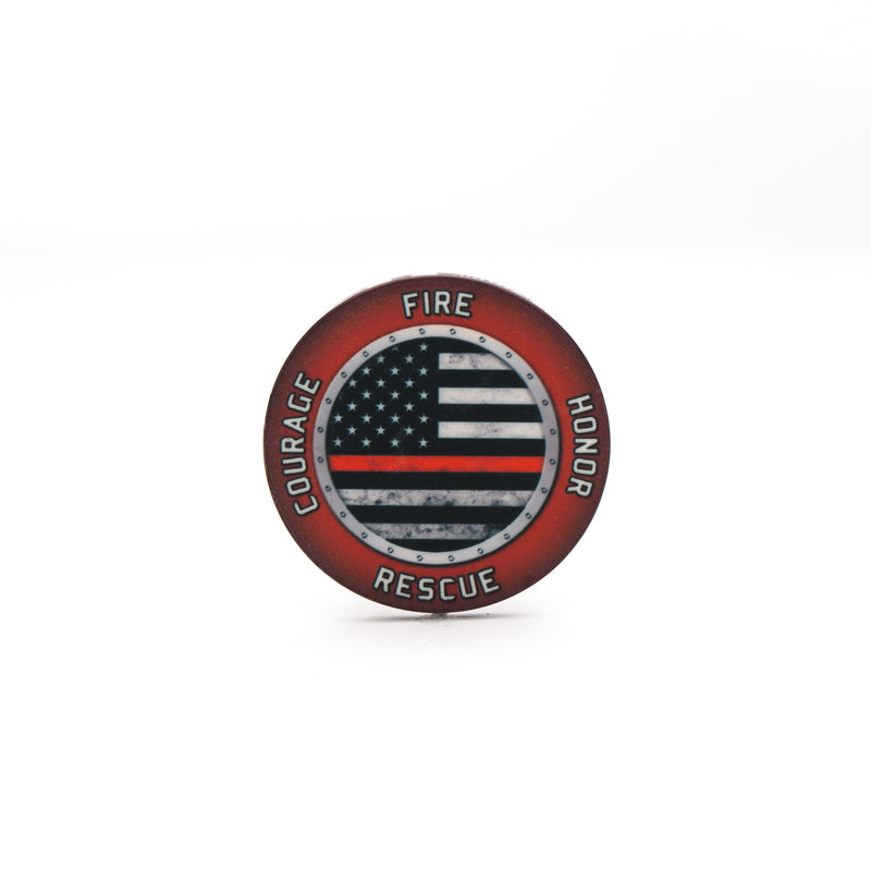 Custom Fireman Poker Chips - Firefighter Units, Law Enforcement - Combatbet