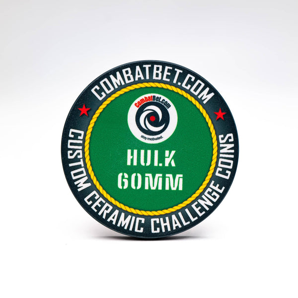Custom Ceramic Poker Chips | Challenge Coins | 46mm - Combatbet